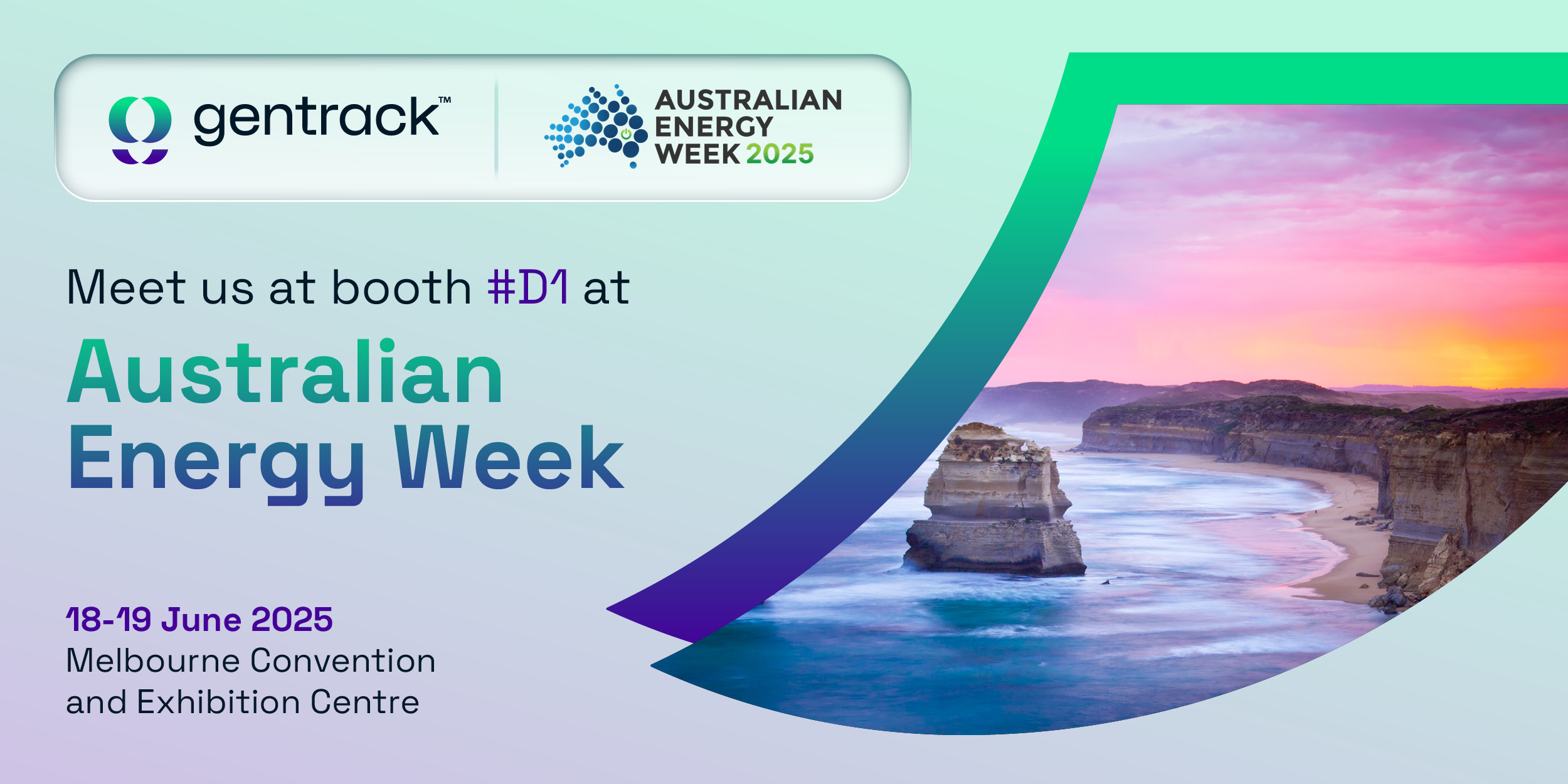 Meet Gentrack at Australian Energy Week 2025 | June 18-19 | MCEC